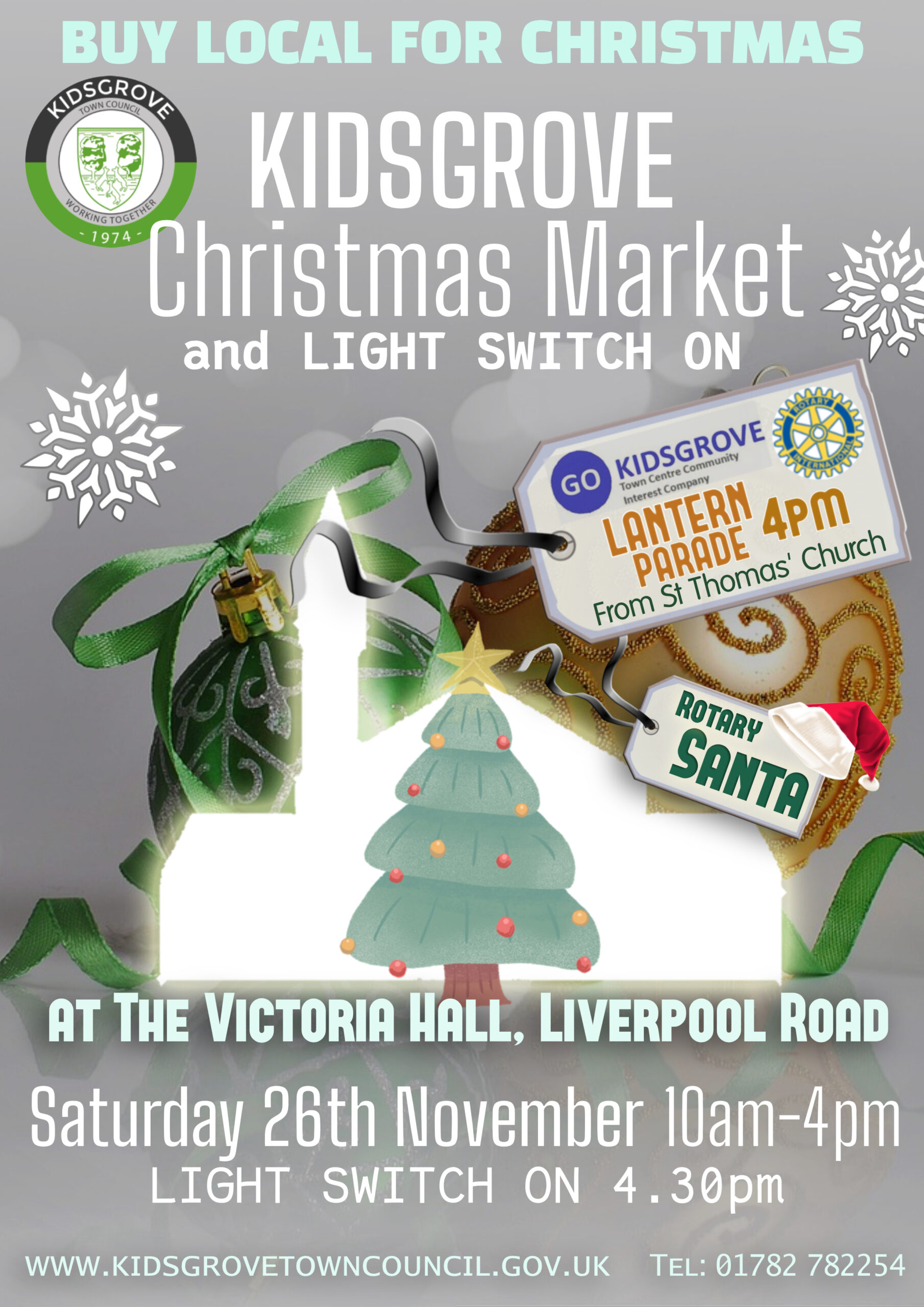 Christmas Market and Light Switch On – Saturday 26th November 2022 ...
