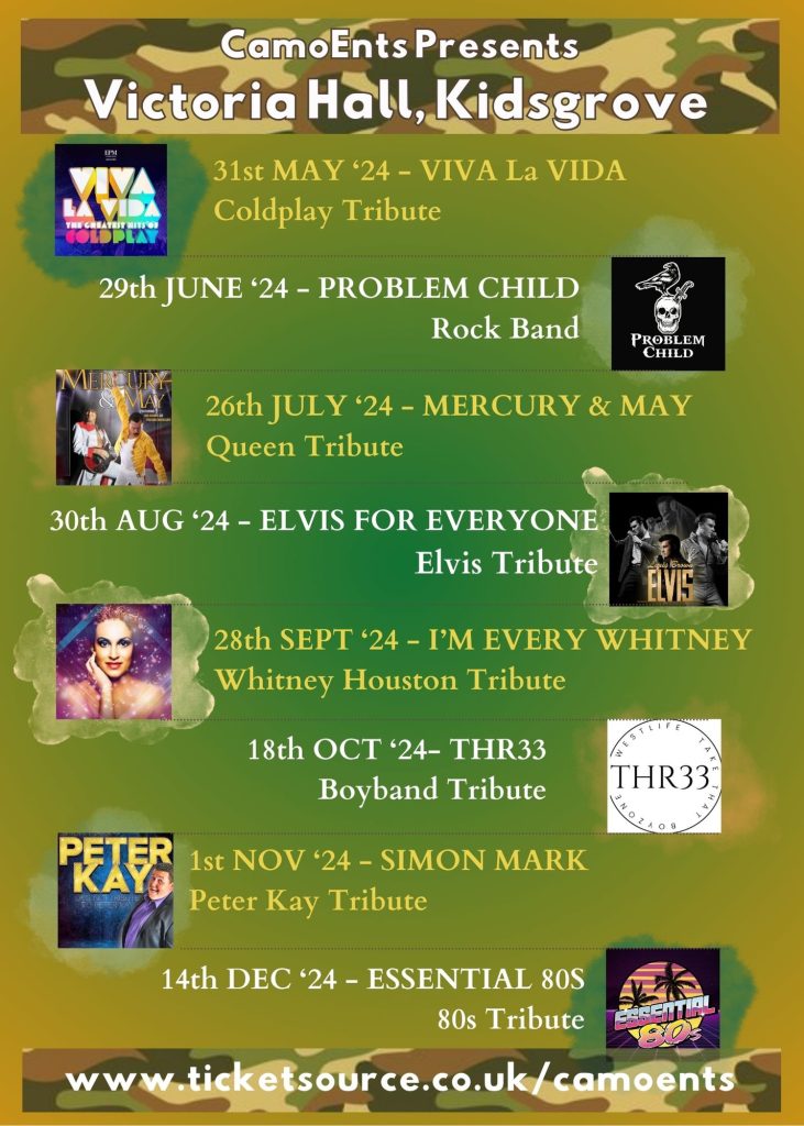 Events at Kidsgrove Town Hall – Kidsgrove Town Council