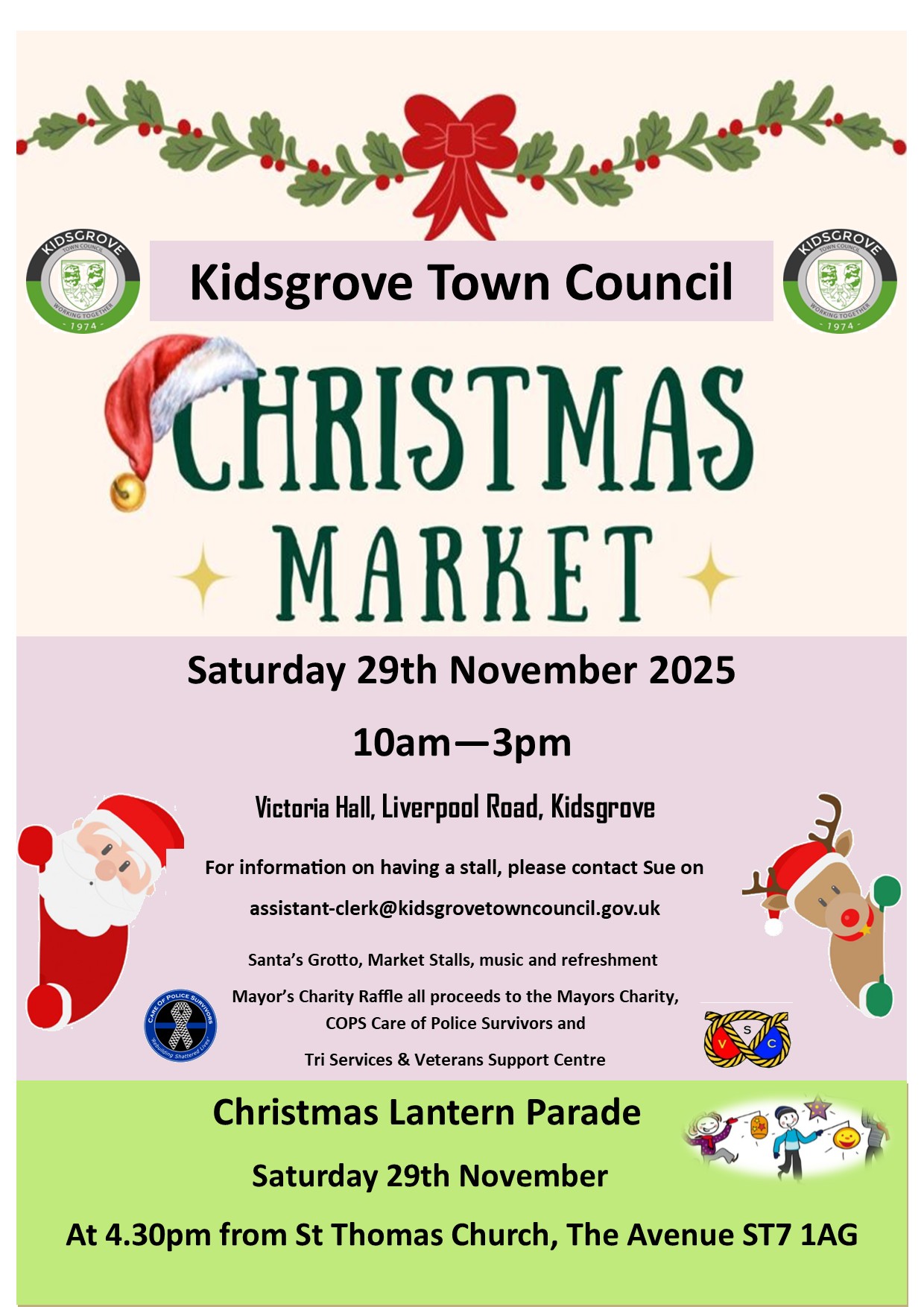 Kidsgrove Christmas Market and Lantern Parade – Kidsgrove Town Council